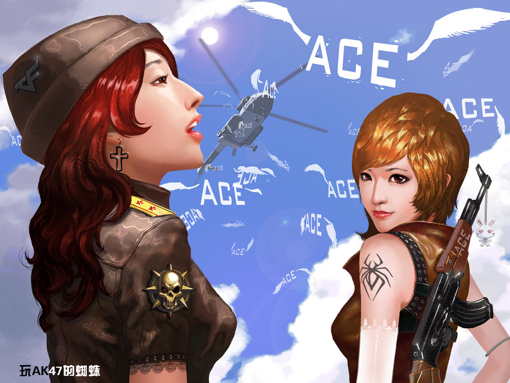 CF穿越火线：玩家手绘女角色同人漫画集_穿越火线_17173.com中国游戏门户站