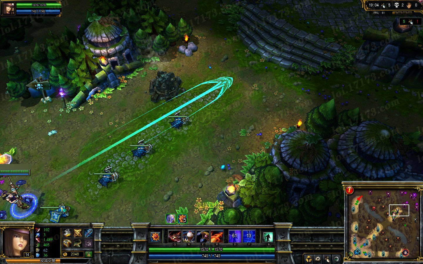 17173独家：女警凯特琳出装加点最速攻略！_17173英雄联盟专区_中国游戏第一门户站