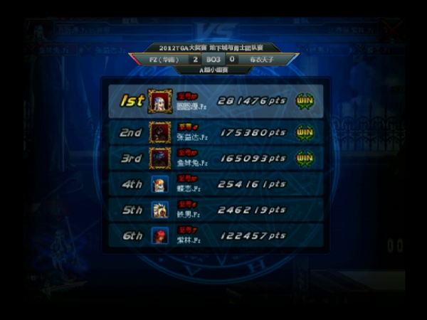 2012TGA大奖赛 DNF团队小组赛B组战况 - 17173地下城与勇士专区 - ::17173.com::中国游戏第一门户