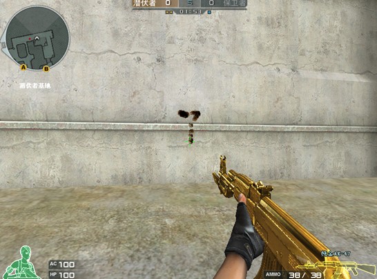 CF惊爆逆天黄金刺刀AK及黄金铲子_穿越火线_17173.com中国游戏门户站