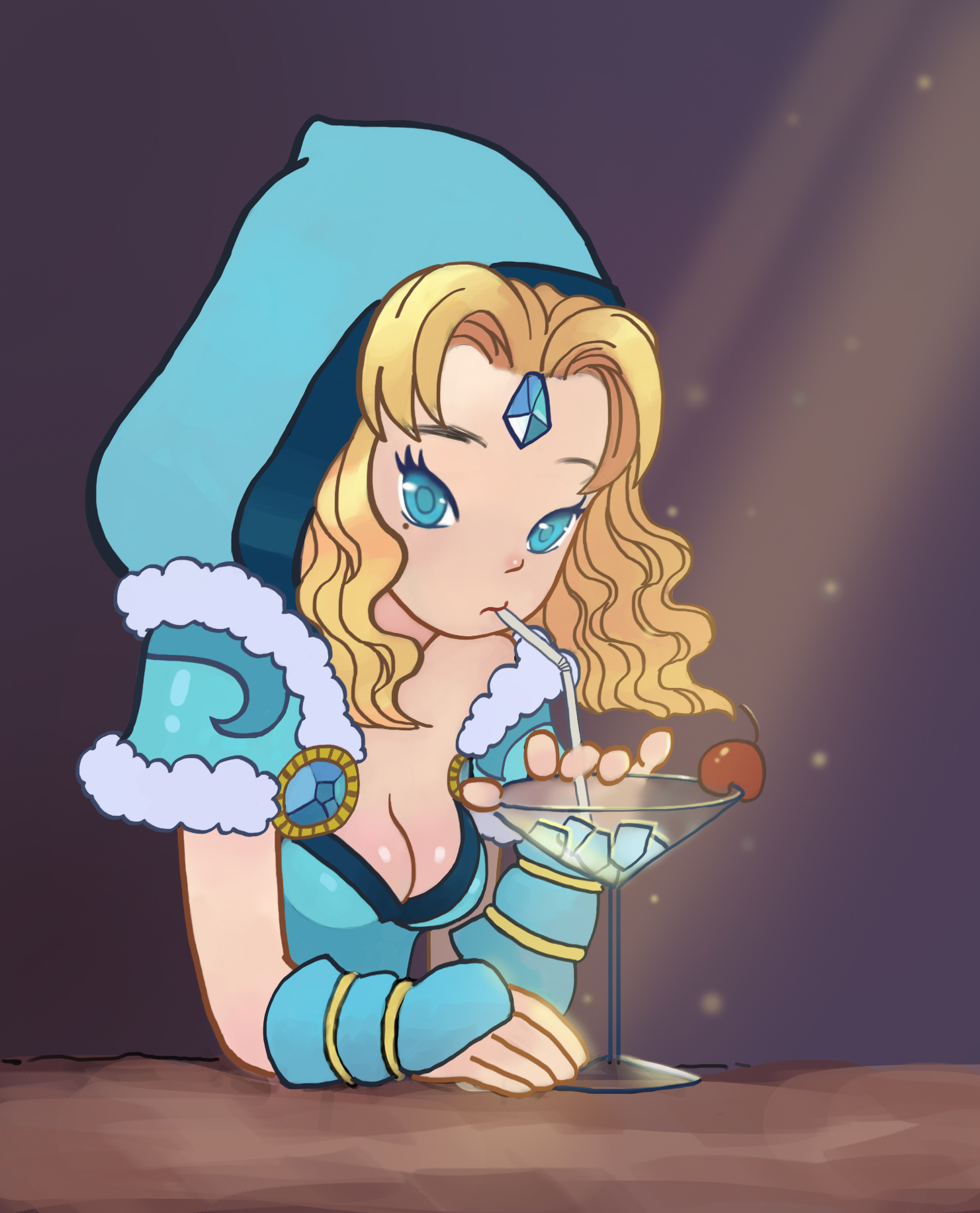 DOTA2玩家原创精品图集 跟冰女约会也敢迟到？_DOTA2_17173.com中国游戏门户站