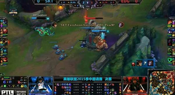 蛇女六神装爆炸输出 SKT领先一局_17173英雄联盟专区_中国游戏第一门户站